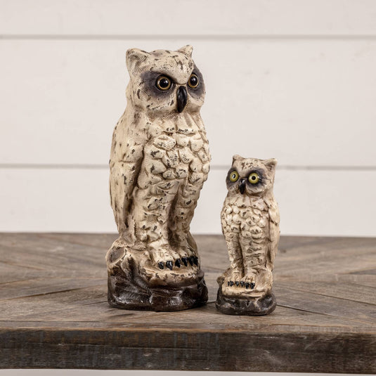 Fall Ragon House Collectable 6” Vintage White Owl Centerpiece Figurine ...