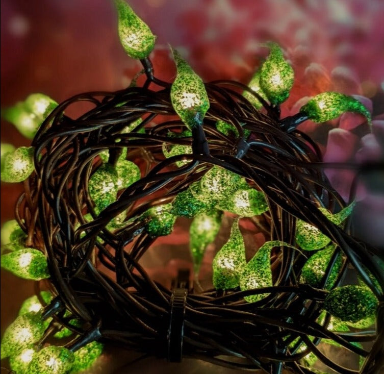 Handcrafted USA Farmhouse Emerald Green Teeny 20 Ct. Rice String Light ...