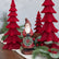 Ragon House Christmas 7.5" Simple Santa with Bottle Brush Wreath – The ...