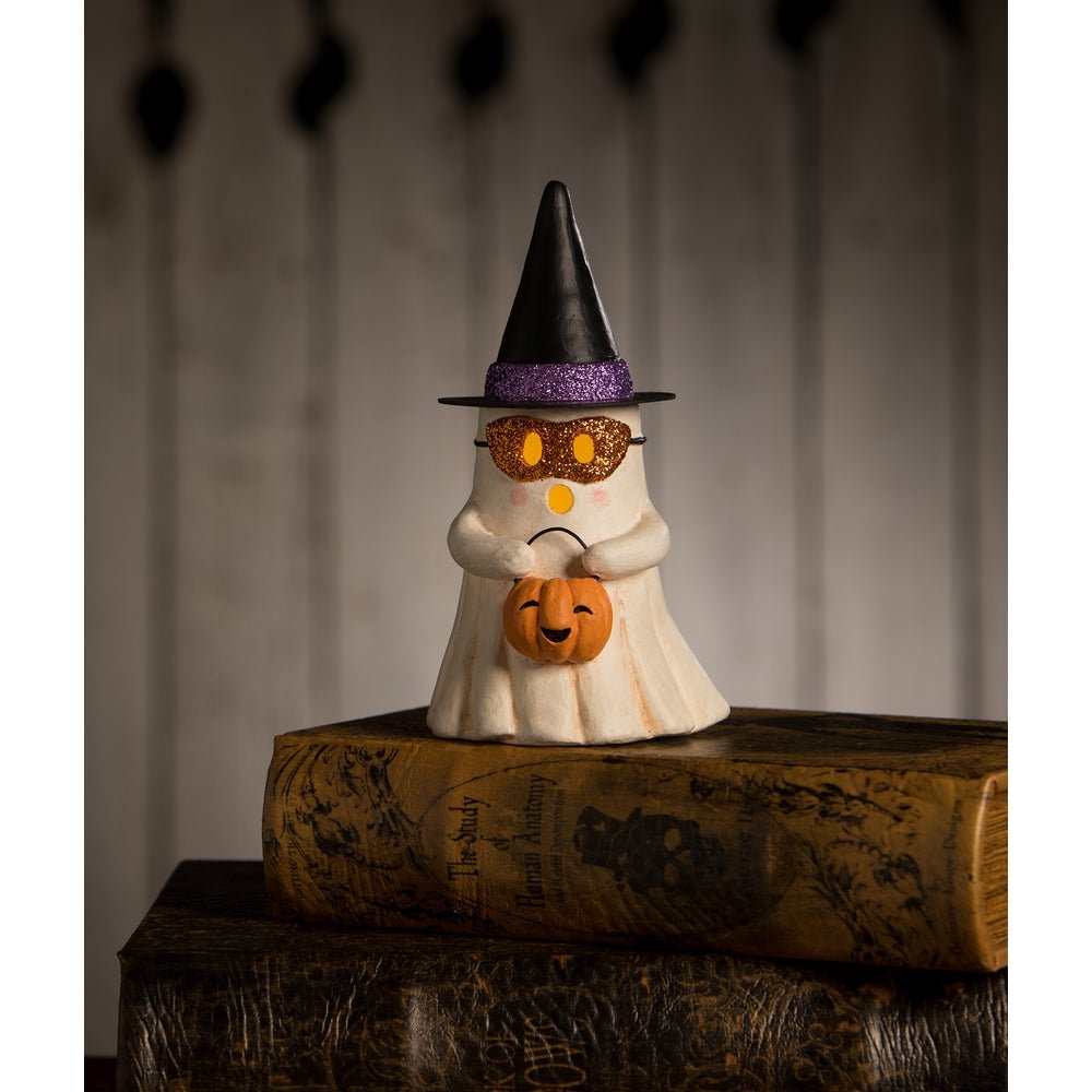 Bethany Lowe Halloween Witchy Ghost with Pumpkin TF3239 – The Primitive ...