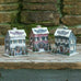 Ragon House Christmas Reproduction 8" Light up Putz Red Snowy House ...