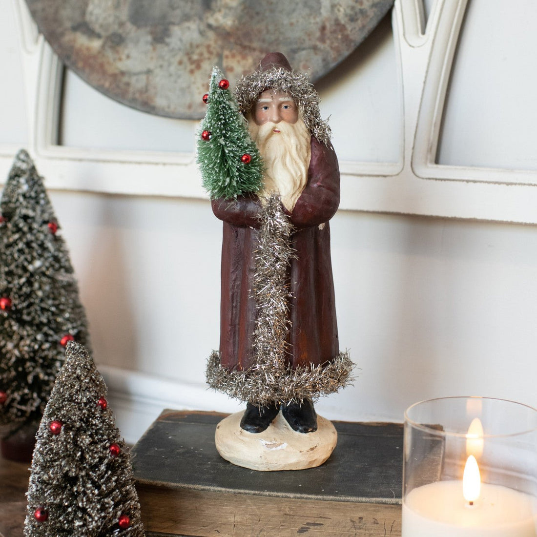 Primitive Ragon House Christmas 10" Belsnickle Vintage Santa Claus Bot ...