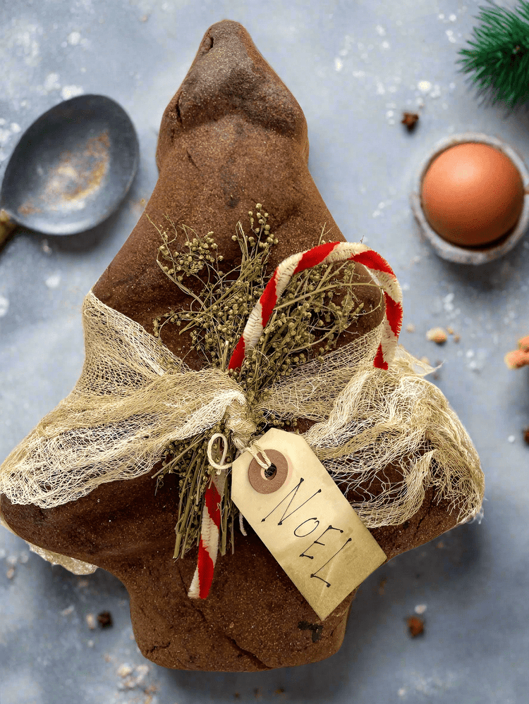 Primitive Christmas Tree Shaped Pantry Cake Cheesecloth choice of Scen ...